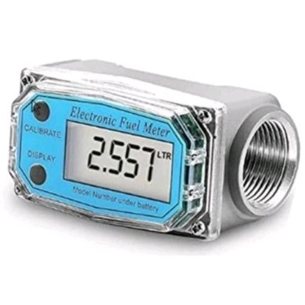 Jual Digital Turbine Flowmeter Flow Meter Digital LCD Drat NPT 1" 1 Inch | Shopee Indonesia