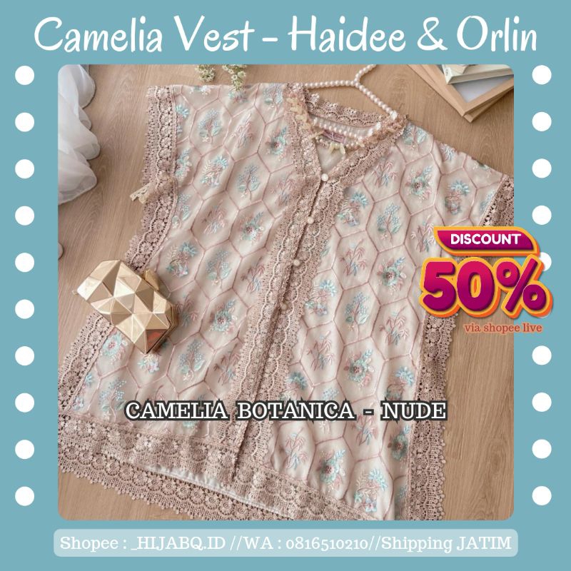 Jual CAMELIA VEST OUTER - HAIDEE & ORLIN / HAIDEE ORLIN | Shopee Indonesia