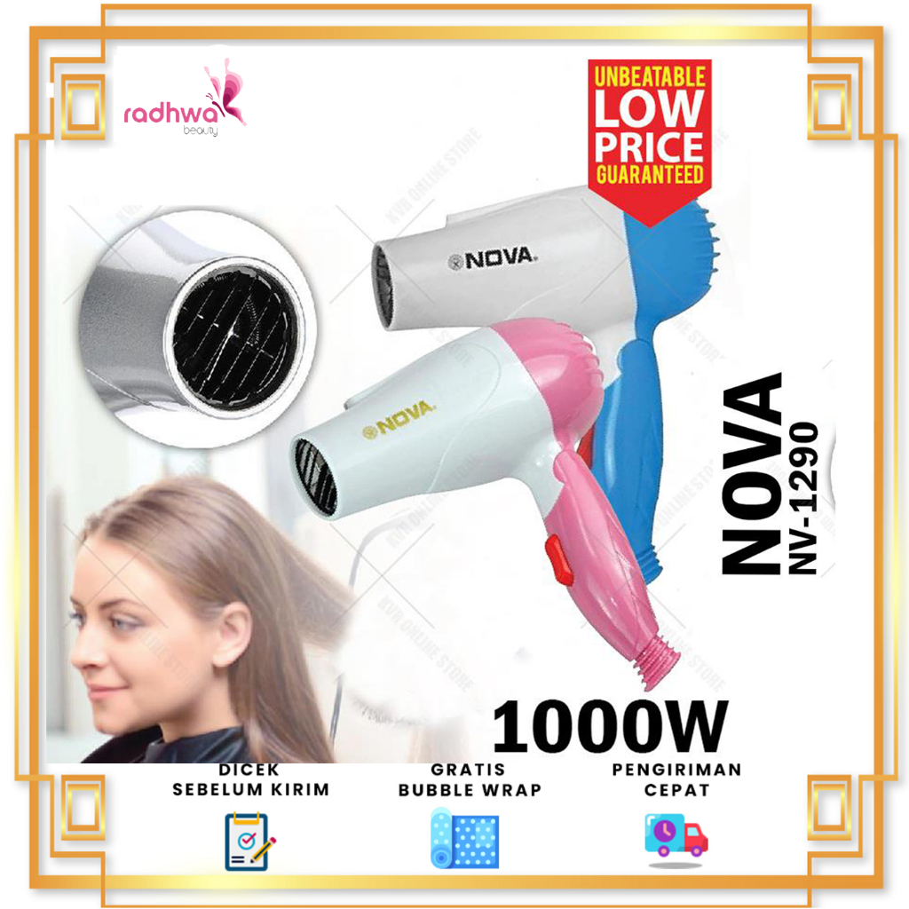 Jual Alat Pengering Rambut Hair Dryer mini Nova - Hedrayer Rambut Mini ...