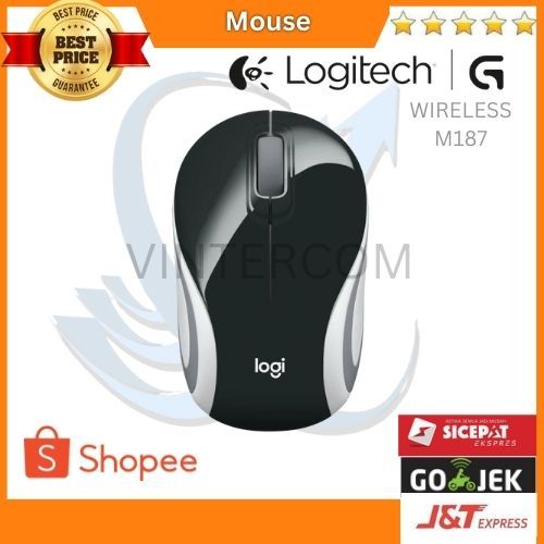 Jual Mouse Wireless LOGITECH M187 | Shopee Indonesia