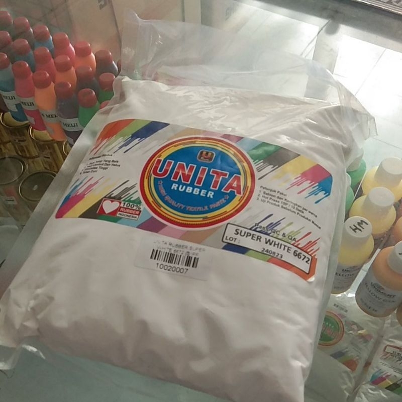 Jual PASTA RUBBER SUPER WHITE 6672 1KG UNITA SABLON | Shopee Indonesia