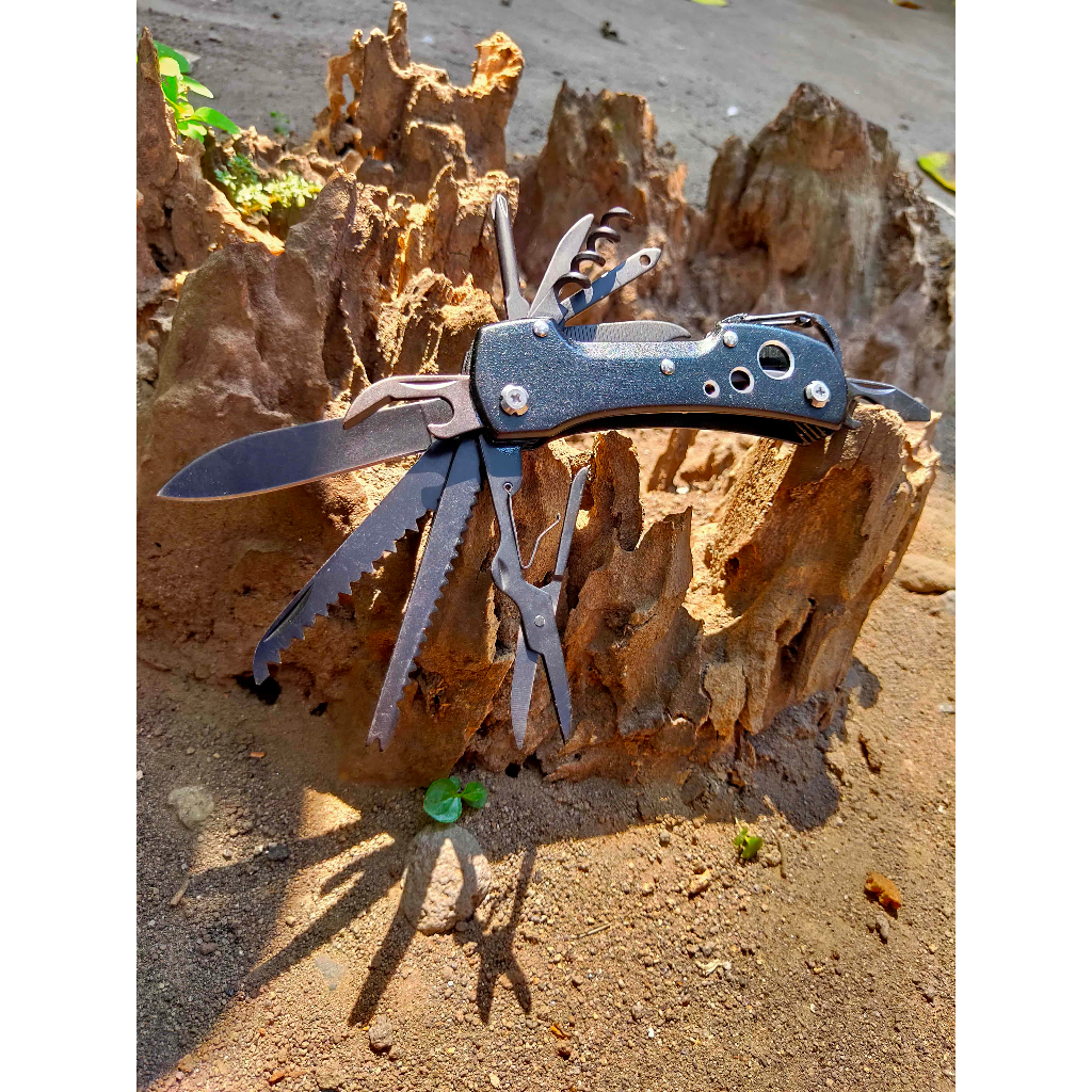 Jual Gantungan kunci / alat perlengkapan outdoor multifungsi survival ...