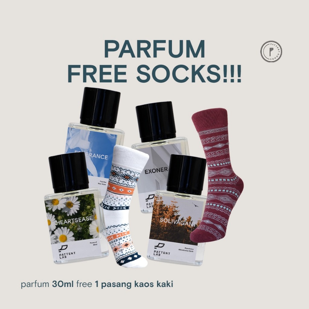 Jual PROMO Pattent Goods - PERFUME UNISEX | (FREE 1 PASANG KAOS KAKI ...