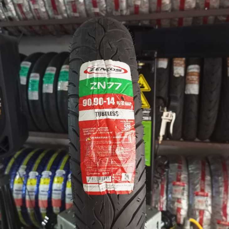 Jual Ban ZENEOS ZN77 90/90-14 TUBELESS | Shopee Indonesia