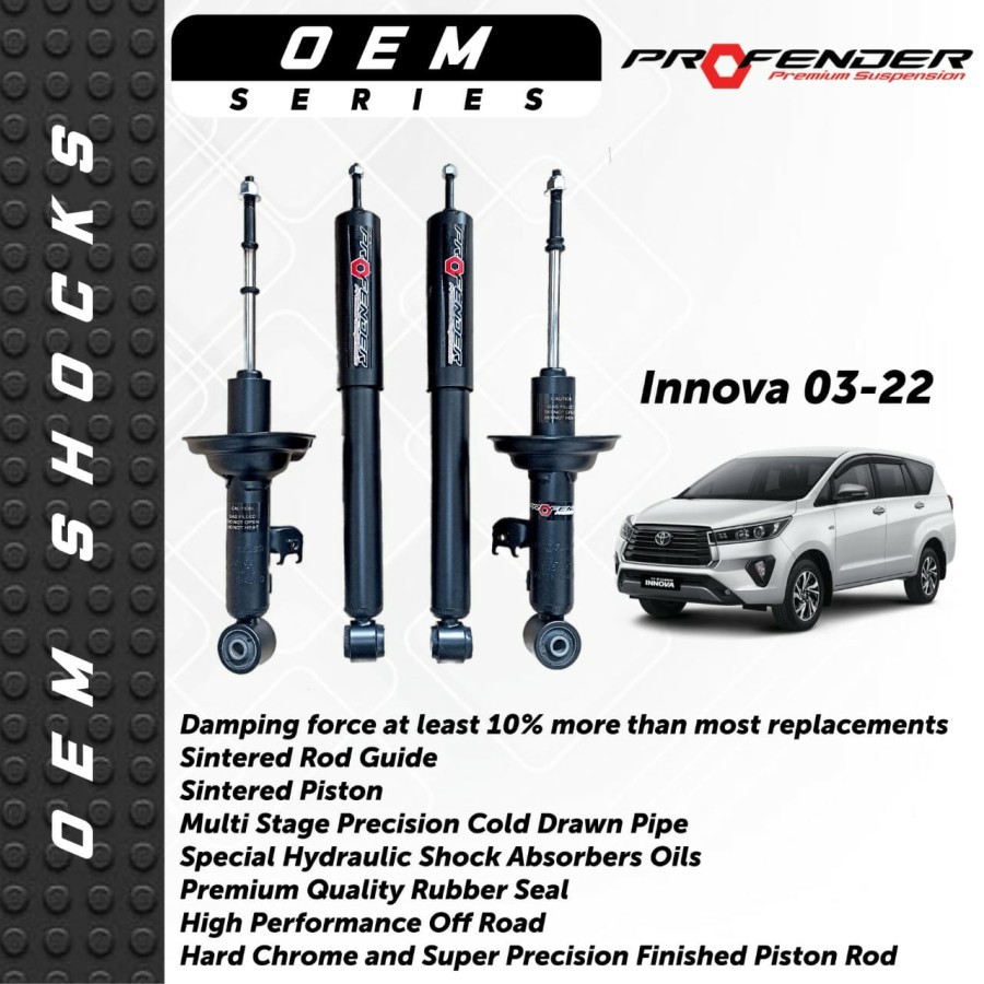 Jual Shockbreaker Suspensi shock PROFENDER OEM Grand Innova Reborn KD ...