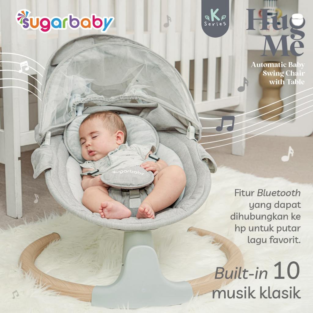 Jual Sugarbaby HUG ME K-SERIES Baby Swing Chair/ Ayunan Bayi / folded ...