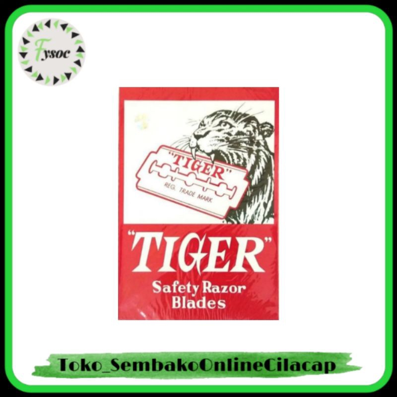 Jual SILET TIGER ORIGINAL SAFETY RAZOR BLADES SATUAN | Shopee Indonesia