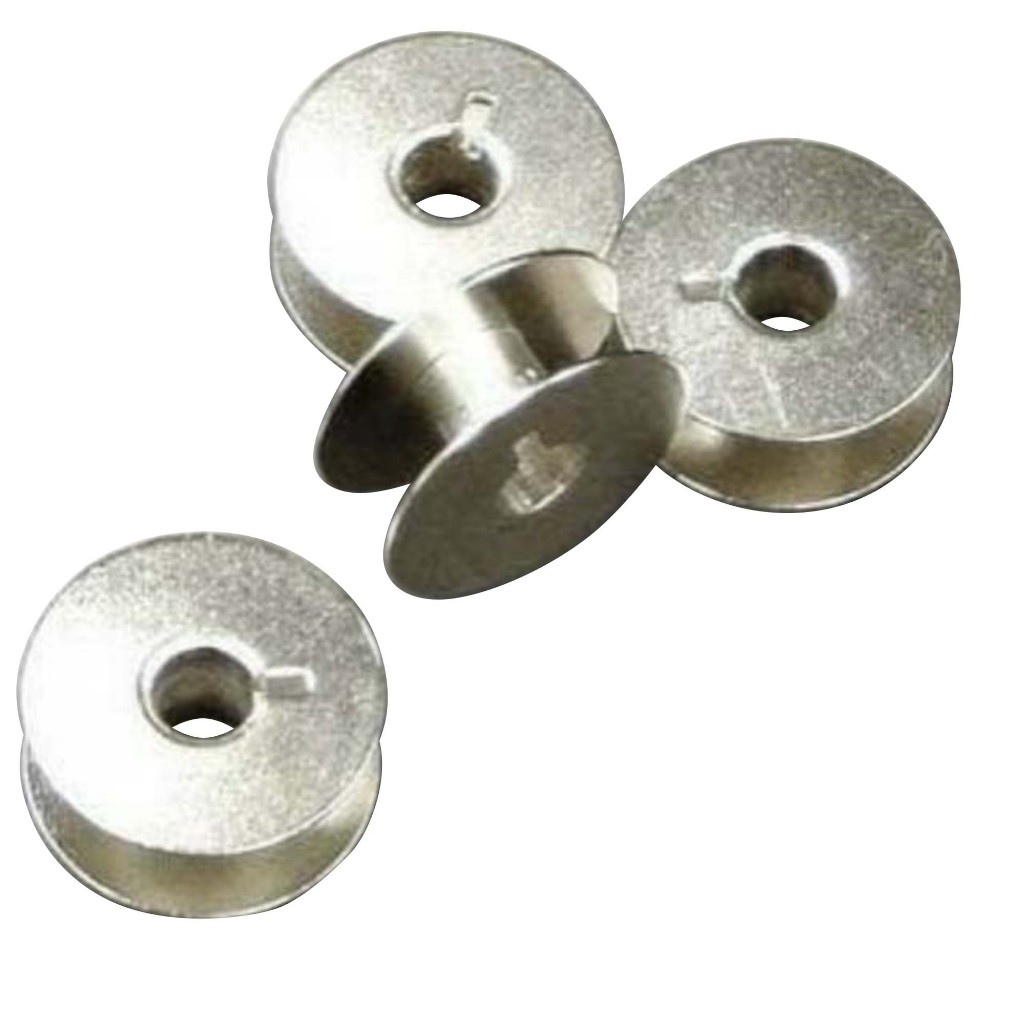 Jual TOKO TIGA JAYA Palet silver Spool Bobbins Spul Besi Mesin Jahit ...