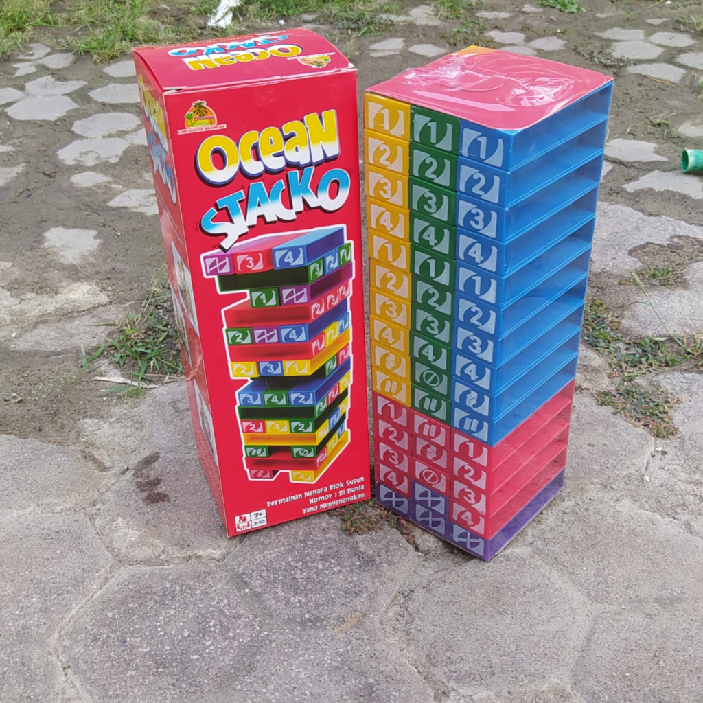 Jual Mainan Menara Balok Ocean Stacko OCT 9907 | Mainan Anak Ocean ...