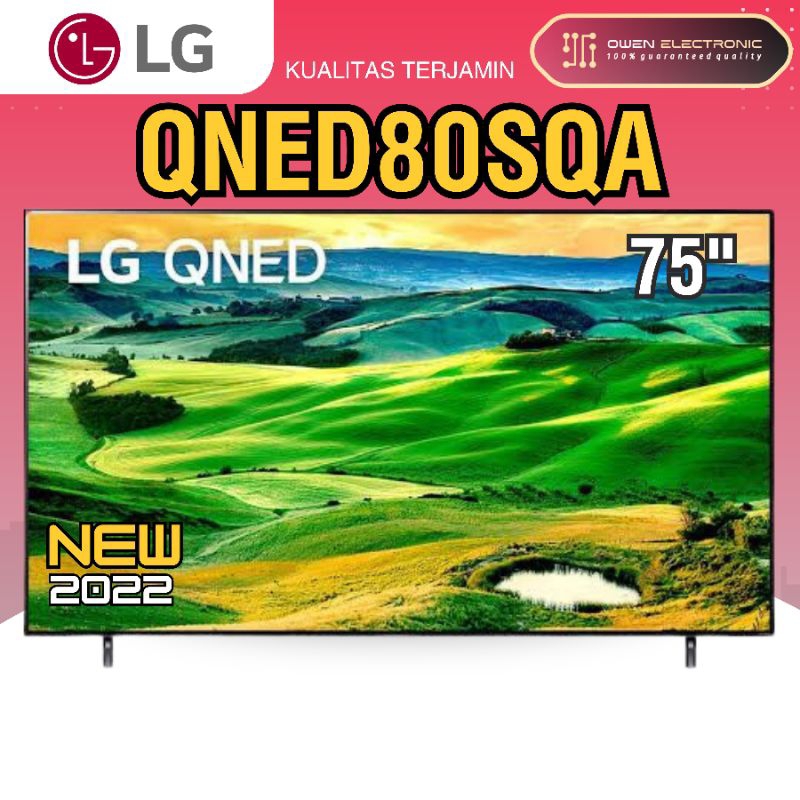 Jual LG QNED LED TV 75QNED80/75QNED80SQA 2022 75 inch | Shopee Indonesia