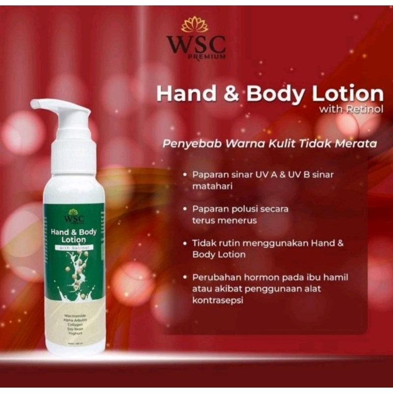 Jual Hand & Body with retinol wsc isi 100 ml | Shopee Indonesia