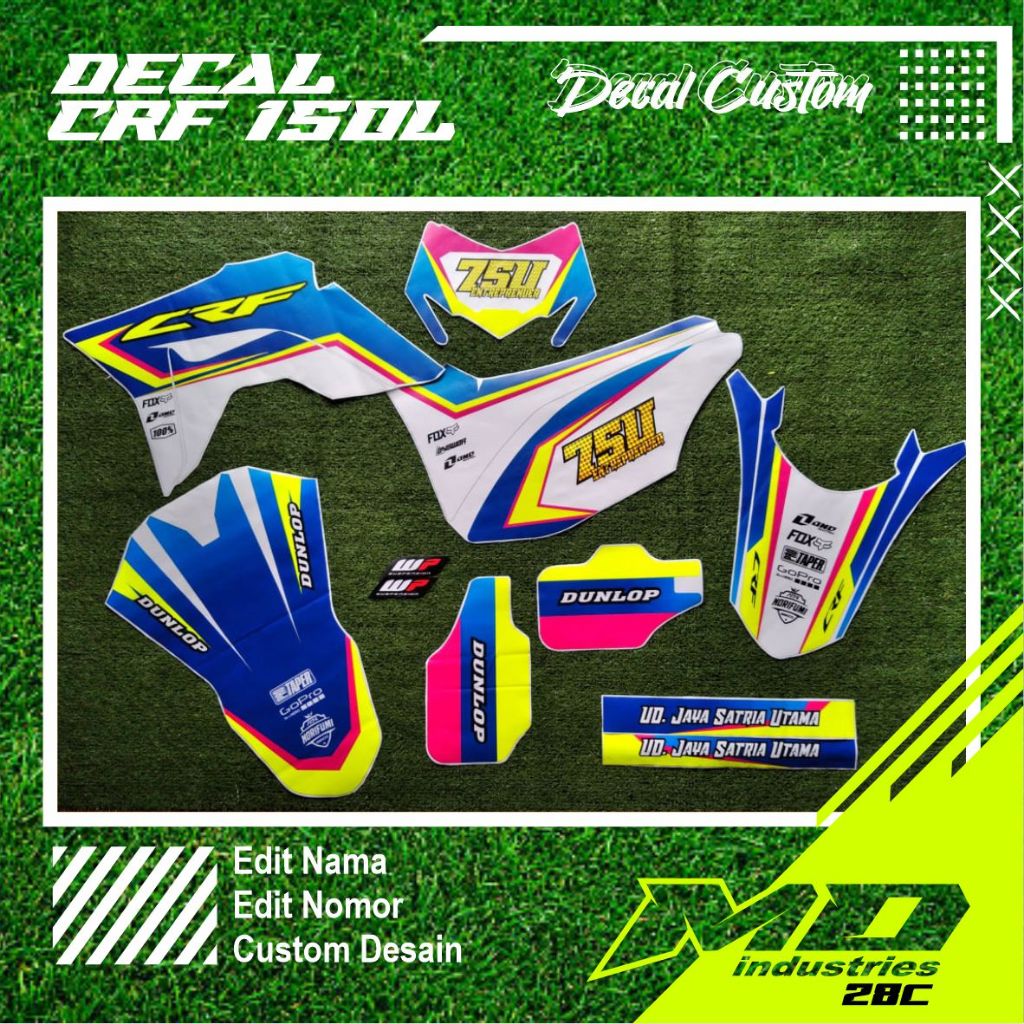 Jual Decal CRF 150 L Full Body Hologram - Kombinasi Stabilo Fluo ...