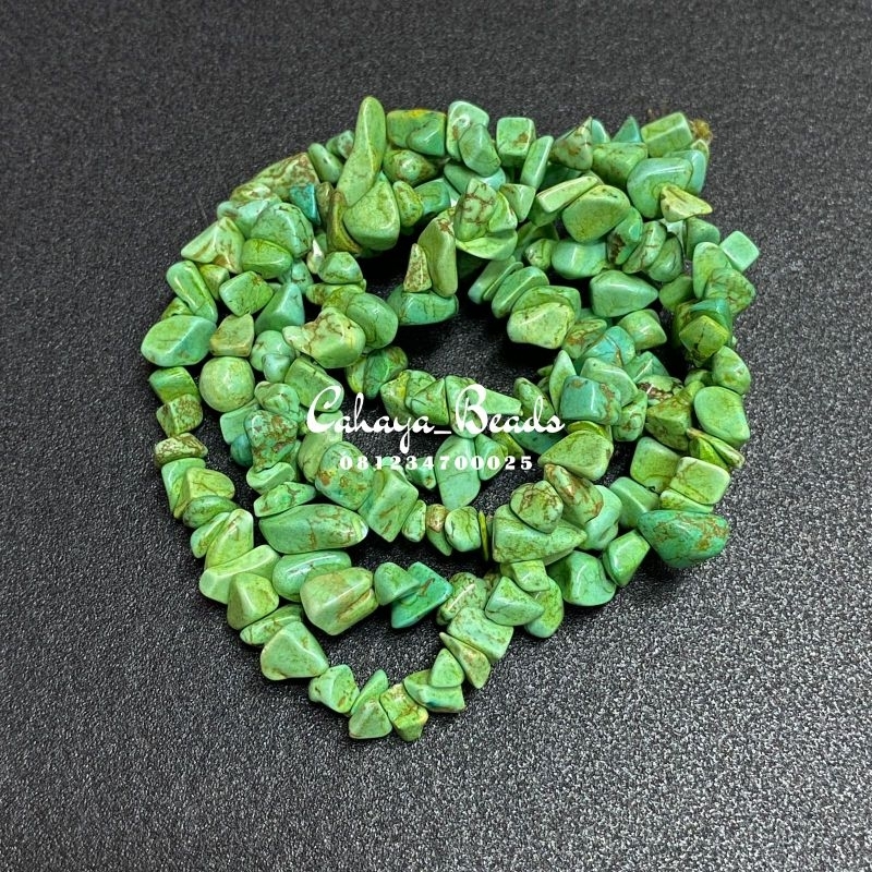 Jual Manik Batu Pecah/Manik krikil/Manik Batu Alam Pecah Panjang ±75cm ...