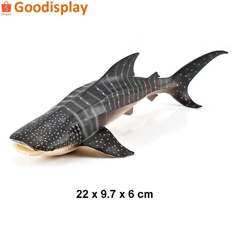 Jual aneka mainan hewan binatang laut miniatur ikan paus hiu orca sperm ...