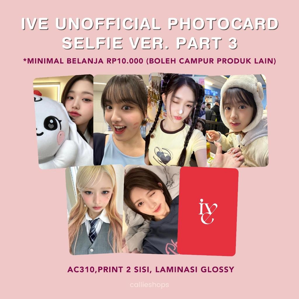 Jual [PART 3] Photocard KPOP IVE Wonyoung Leeseo Gaeul Rei Liz Yujin (Unofficial) | Shopee Indonesia