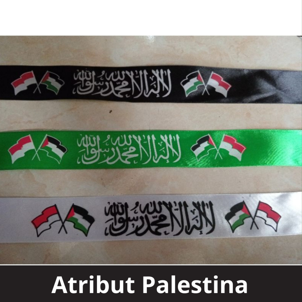 Jual Atribut Palestina Indonesia Saudara aksesoris ikat kepala bela ...