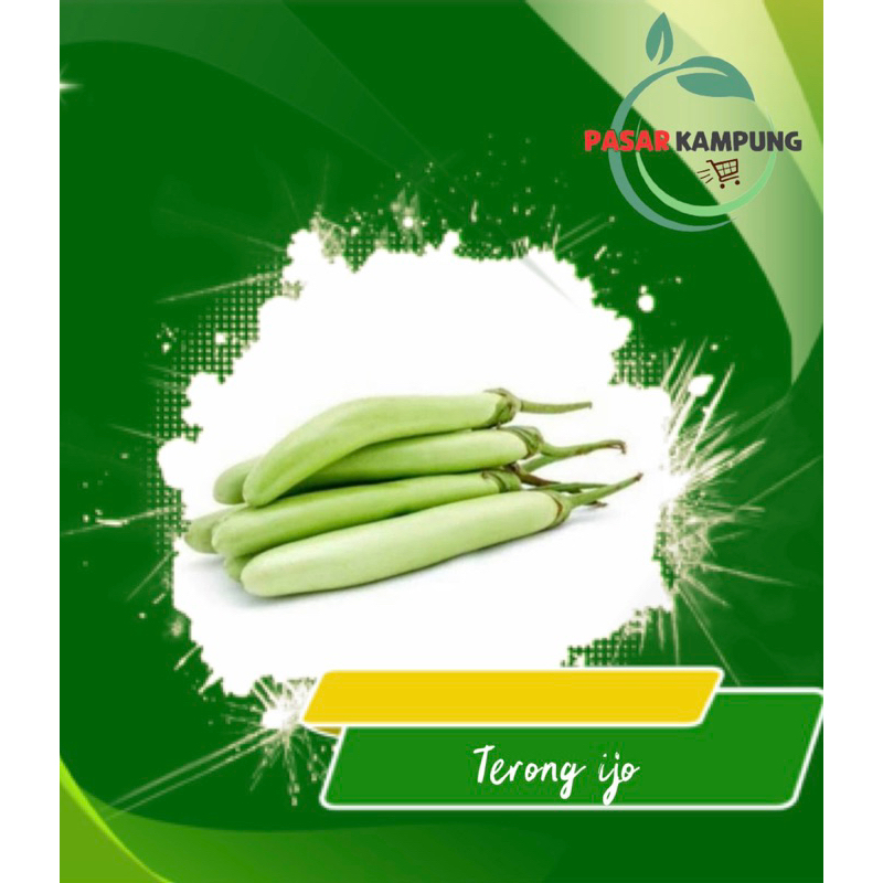 Jual Terong ijo / terong hijau -+250gr | Shopee Indonesia