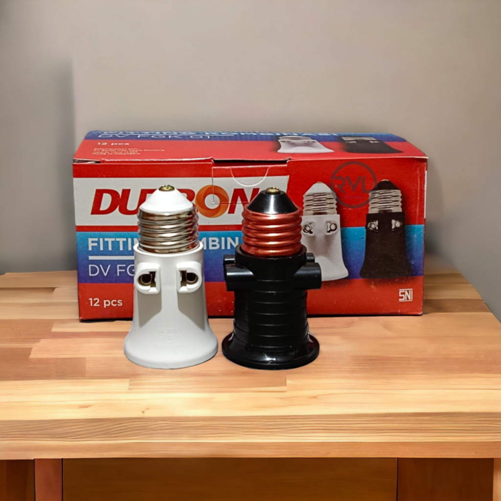 Jual Paket Isi 12 Pcs DUTRON Fiting Lampu Kombinasi - Hitam & Putih ...
