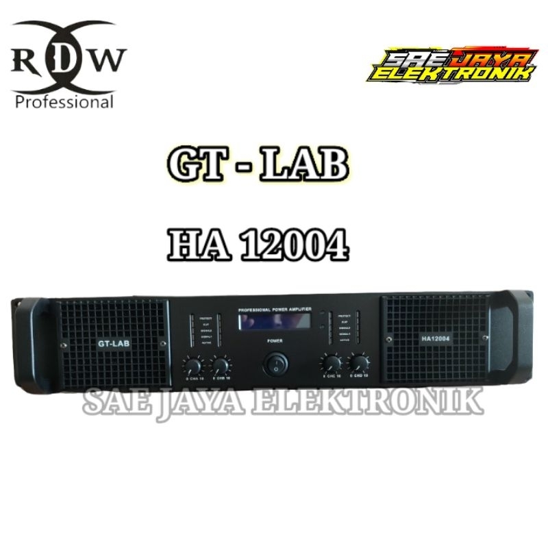 Jual Power Amplifier RDW GT - LAB HA 12004 / HA12004 - 4 Chanel ...