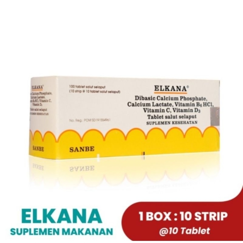 Jual Elkana Box 100 Tablet Multivitamin & Mineral | Shopee Indonesia