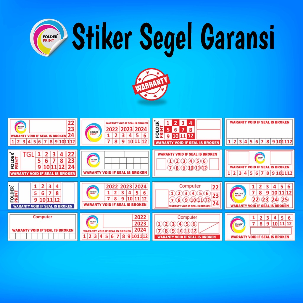 Jual Cetak Stiker Garansi Pecah Telur Label Segel Warranty Kualitas ...