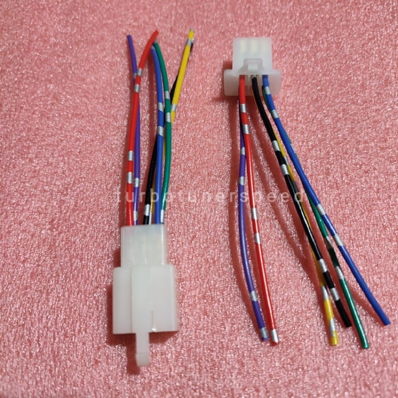 Jual Socket Soket Sambungan kabel 6 pin 6pin kabel bintik / Soket ...