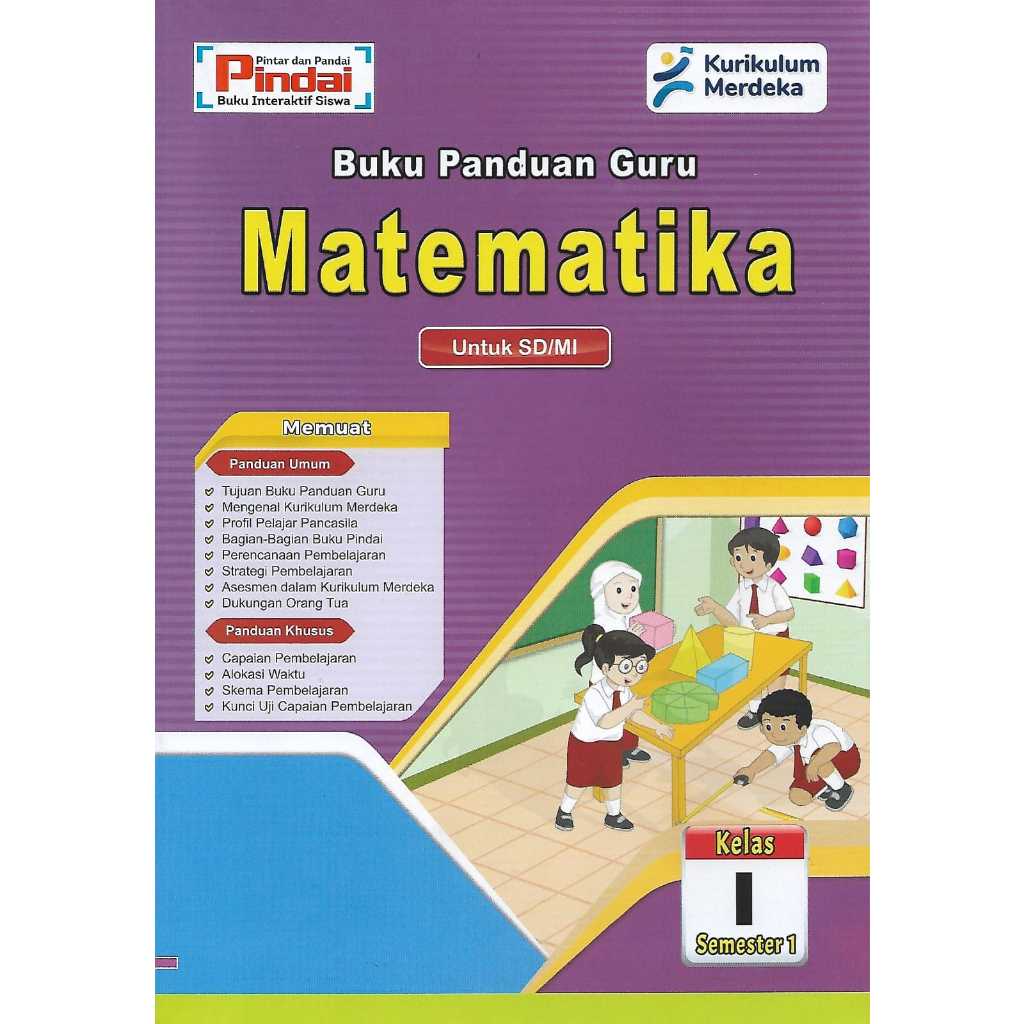 Jual Buku Panduan Guru Matematika Kelas 1 SD/MI Semester 1 Kurikulum Merdeka | Shopee Indonesia