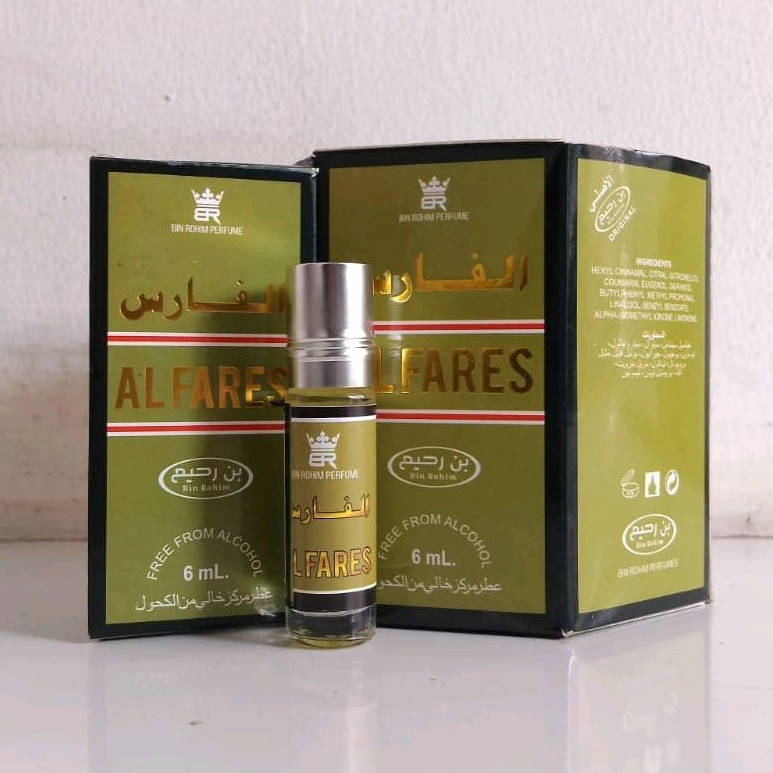 Jual Parfum AL FARES Perbox isi 6 Pcs Bin Rohim Kemasan 6ml Minyak ...