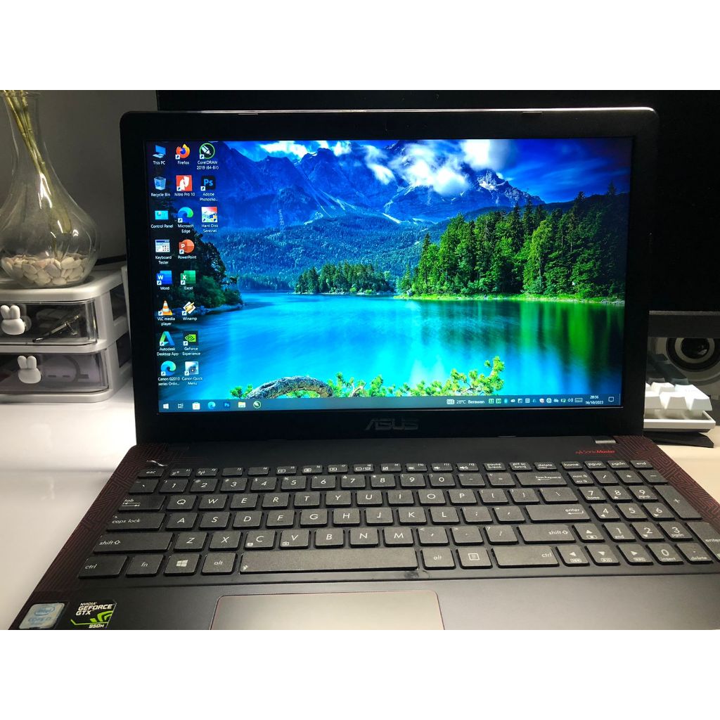 Jual (Second) Laptop ASUS X550V-CORE I7-6700HQ-SSD 128GB + HDD 1TB ...