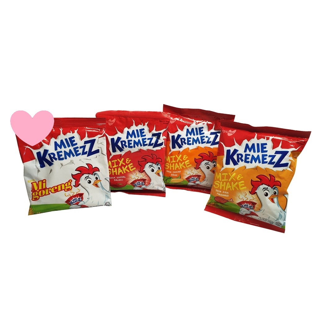 Jual MIE KREMEZZ MIX SHAKE 16gr KEJU MANIS SAMBAL BALADO KREMEZ JAGUNG ...