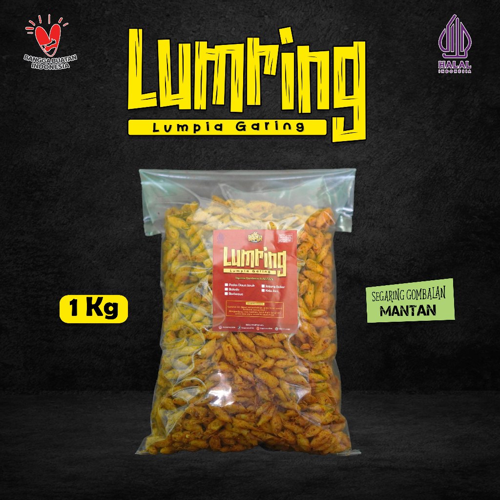 Jual LUMRING (Lumpia Garing) 1kg / Keripik Kulit Lumpia Aneka Rasa ...