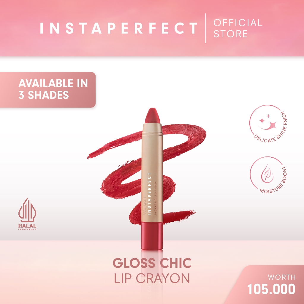 Jual Instaperfect GLOSS CHIC Lip Crayon 2.7 g - Lipstick Gloss (Natural ...
