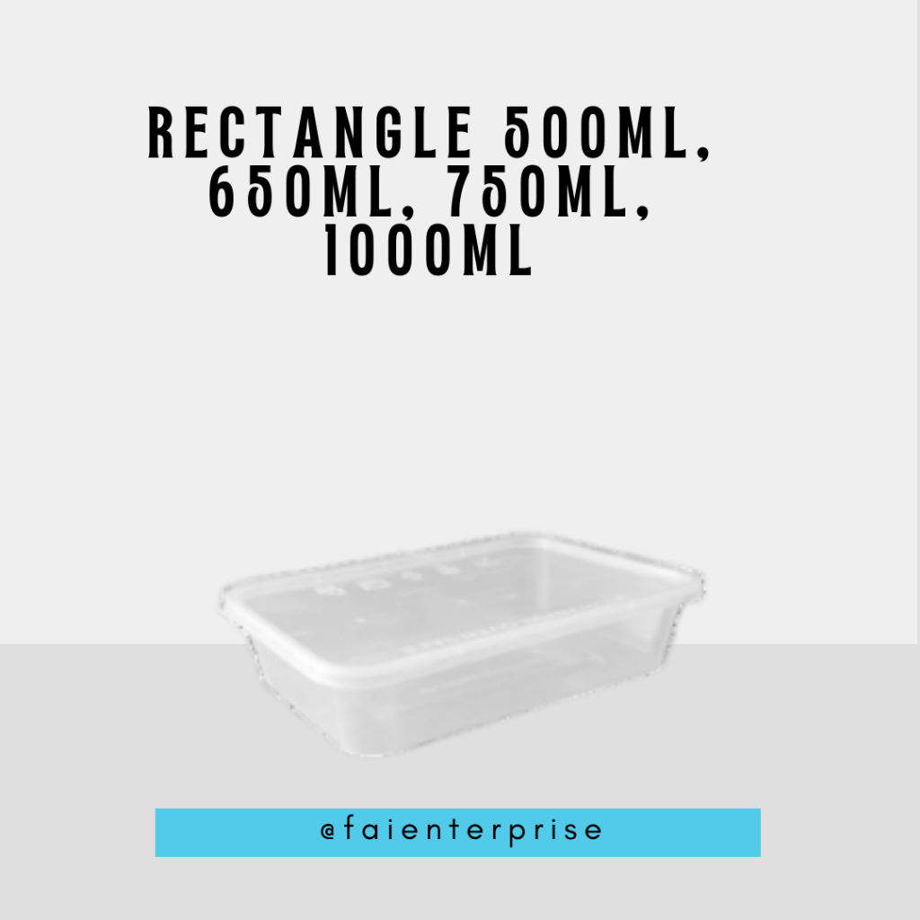 Jual Thinwall Kotak Makan Plastik Food Container Isi Tempat Lauk