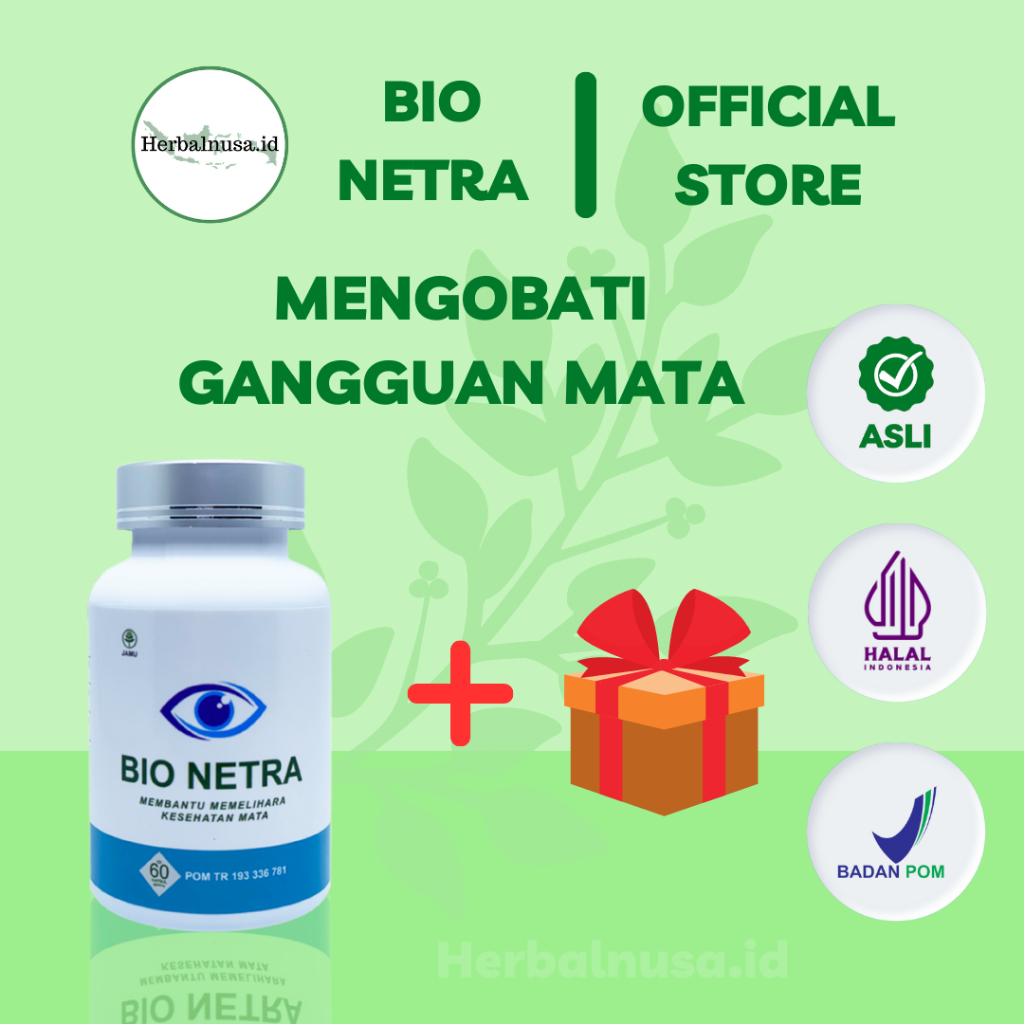 Jual BIO NETRA | MENGATASI PENYAKIT MATA l MATA MERAH l MATA RABUN ...