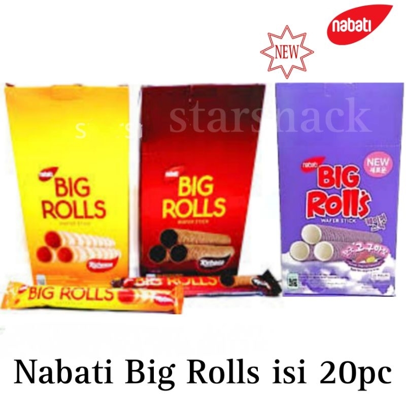 Jual Nabati Big rolls keju coklat Goguma isi 20pc/kotak | Shopee Indonesia