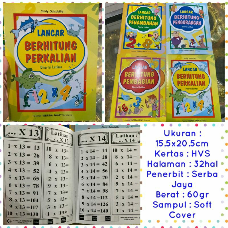 Jual Lancar Berhitung Pengurangan/Penambahan/Perkalian/Pembagian ...