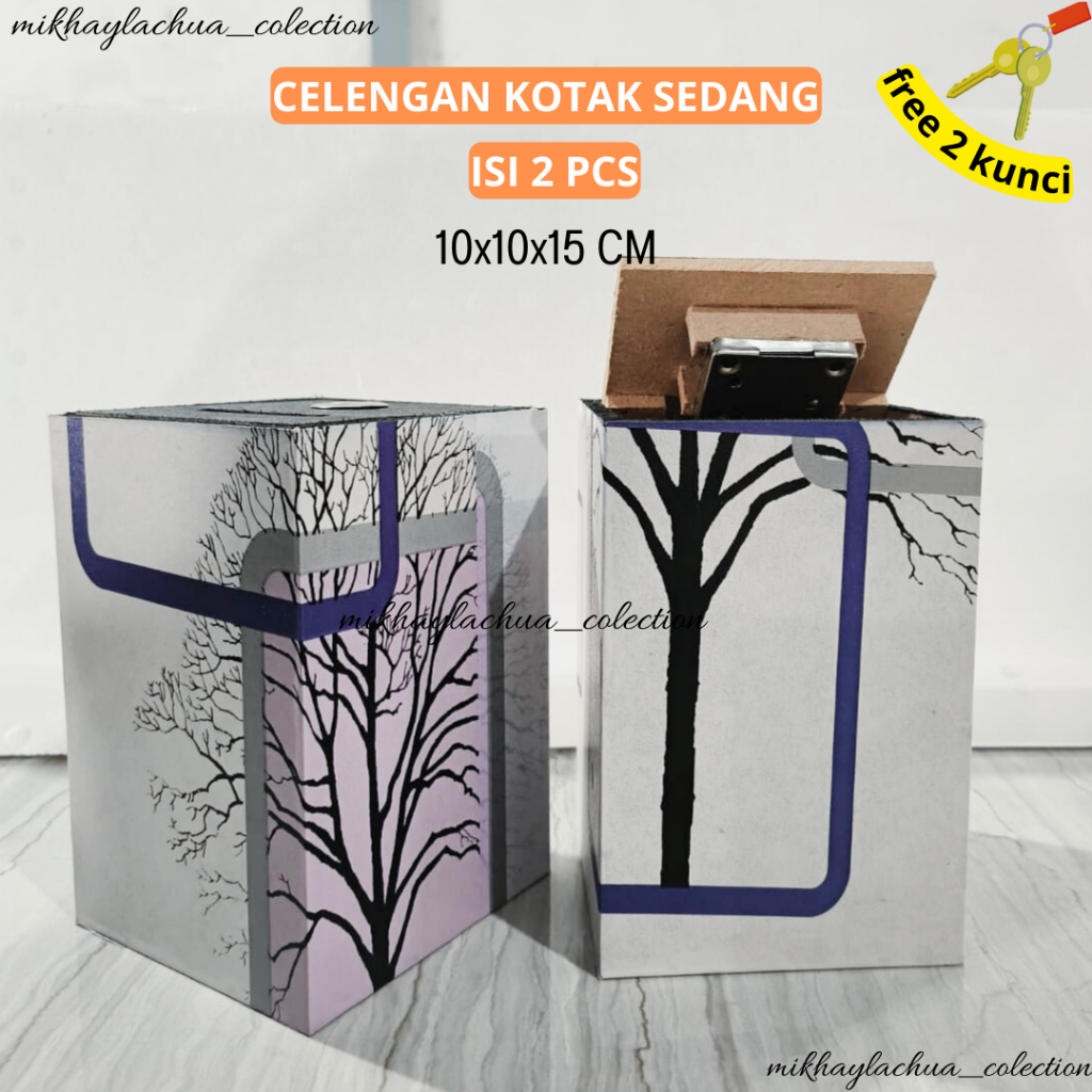 Jual Celengan Lucu Viral Target Sedang + Kunci Celengan Atm Brankas ...