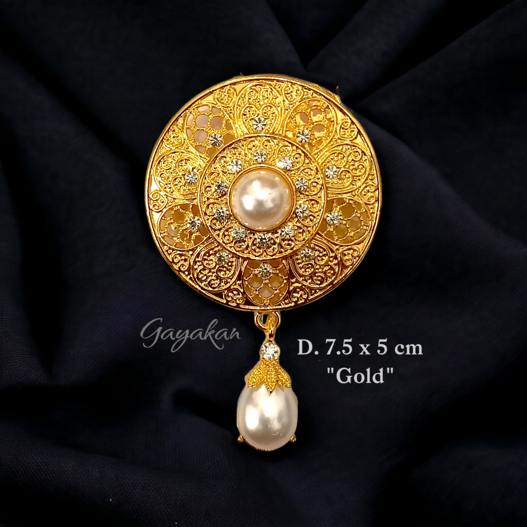 Jual Bros Brooch Dada Peniti Model Etnik Kutu Baru Susun Jurai Kebaya ...