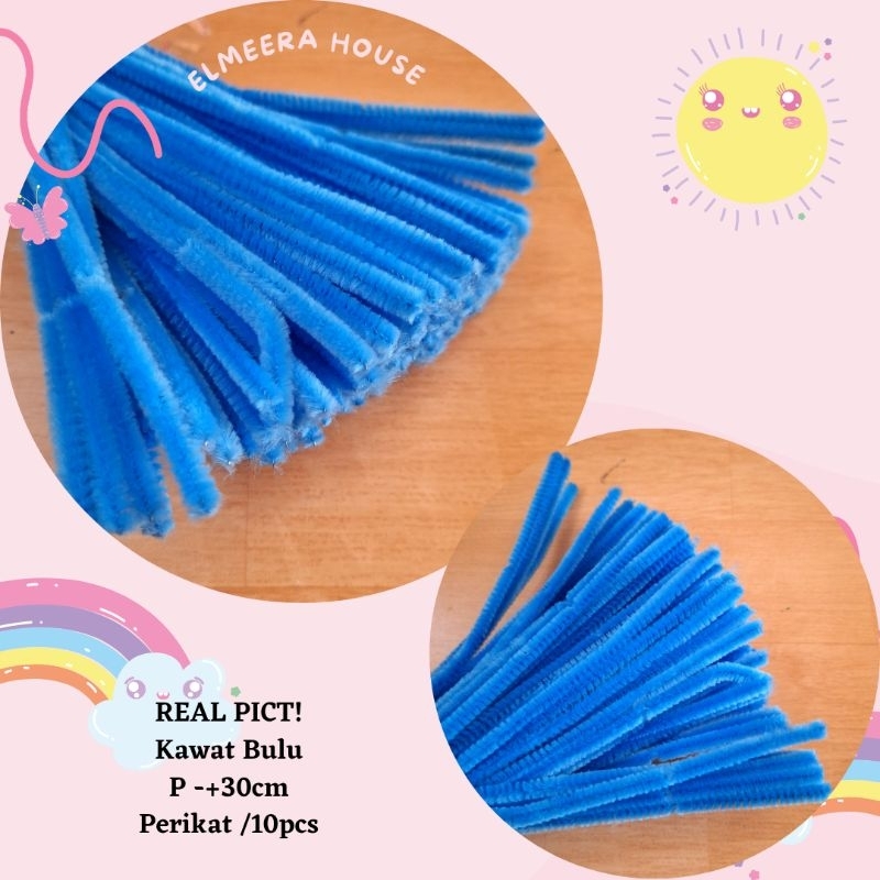 Jual Kawat Bulu 6/9mm| DIY Bahan Kerajinan Tangan (10pcs) | Shopee Indonesia