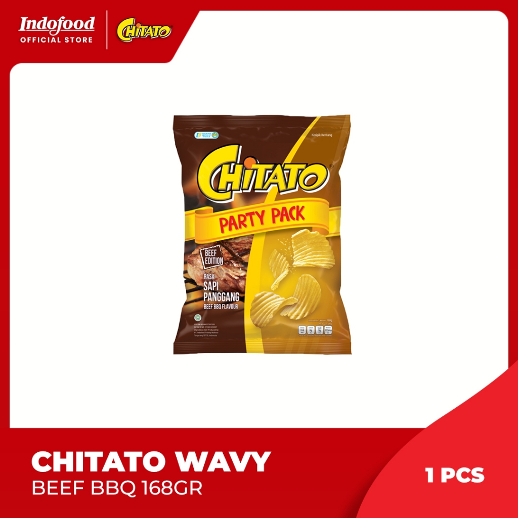 Jual Chitato Wavy Beef BBQ 168 gr | Shopee Indonesia