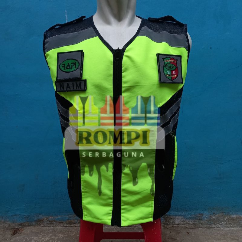 Jual Rompi Rapi | Rompi Rapi Riders Full Logo | Shopee Indonesia