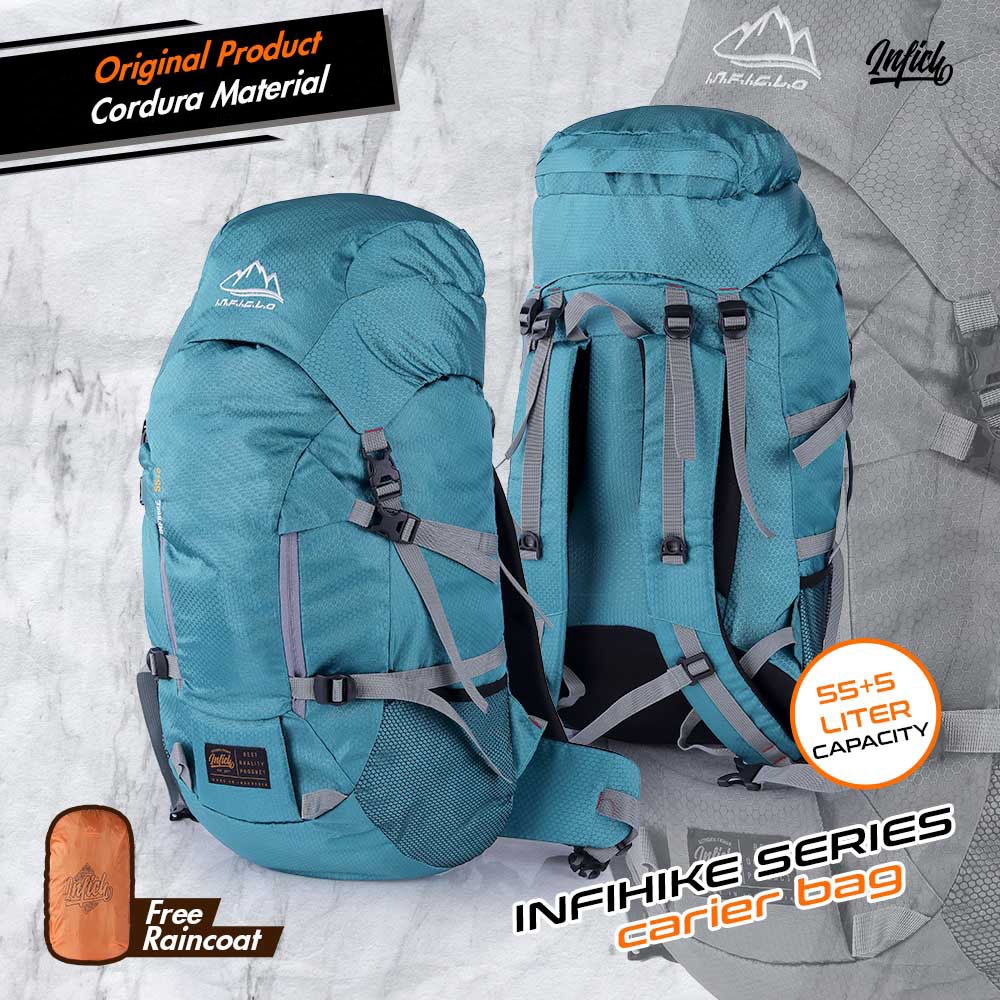 Jual Tas Carrier Gunung 60L Backpack Hiking Camping Travel 60 Liter Keril | Shopee Indonesia