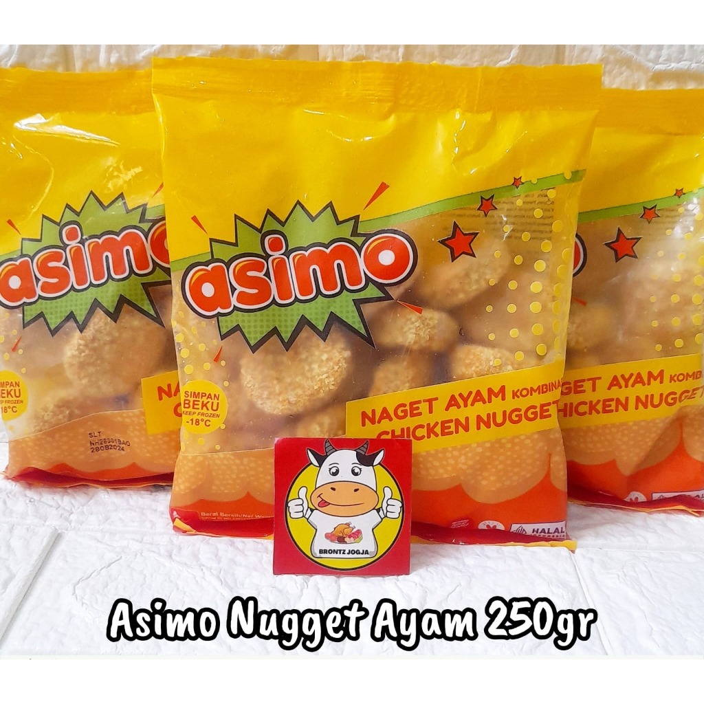 Jual FROZEN FOOD ASIMO NUGGET AYAM 250GRAM - DISASS JOGJA | Shopee ...