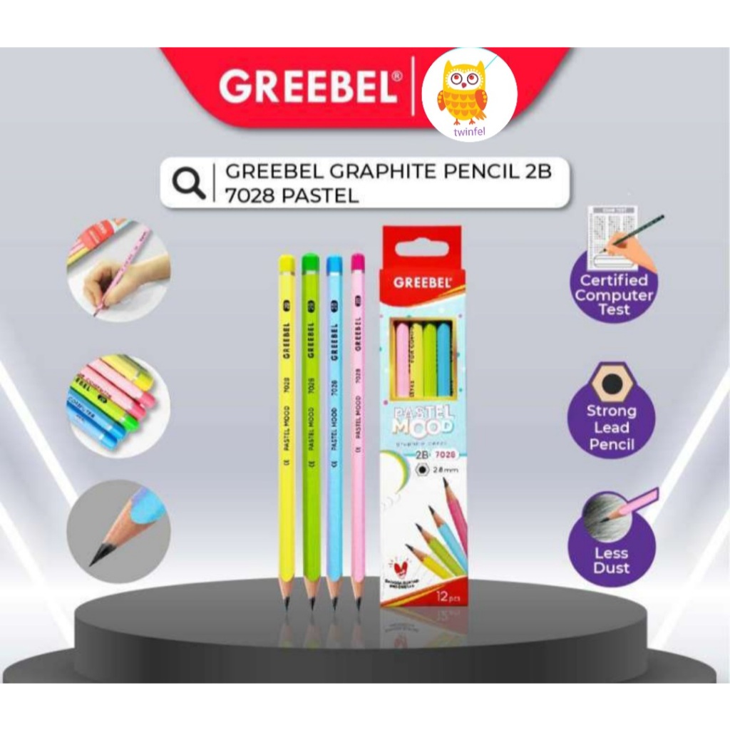 Jual GREEBEL PENCIL 2B (Harga Per Set) | Shopee Indonesia