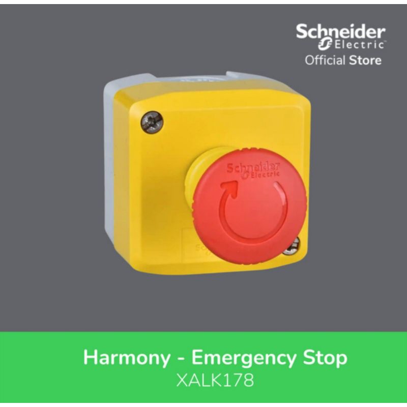 Jual Schneider Control Station Emergency Stop Function XALK178 | Shopee ...