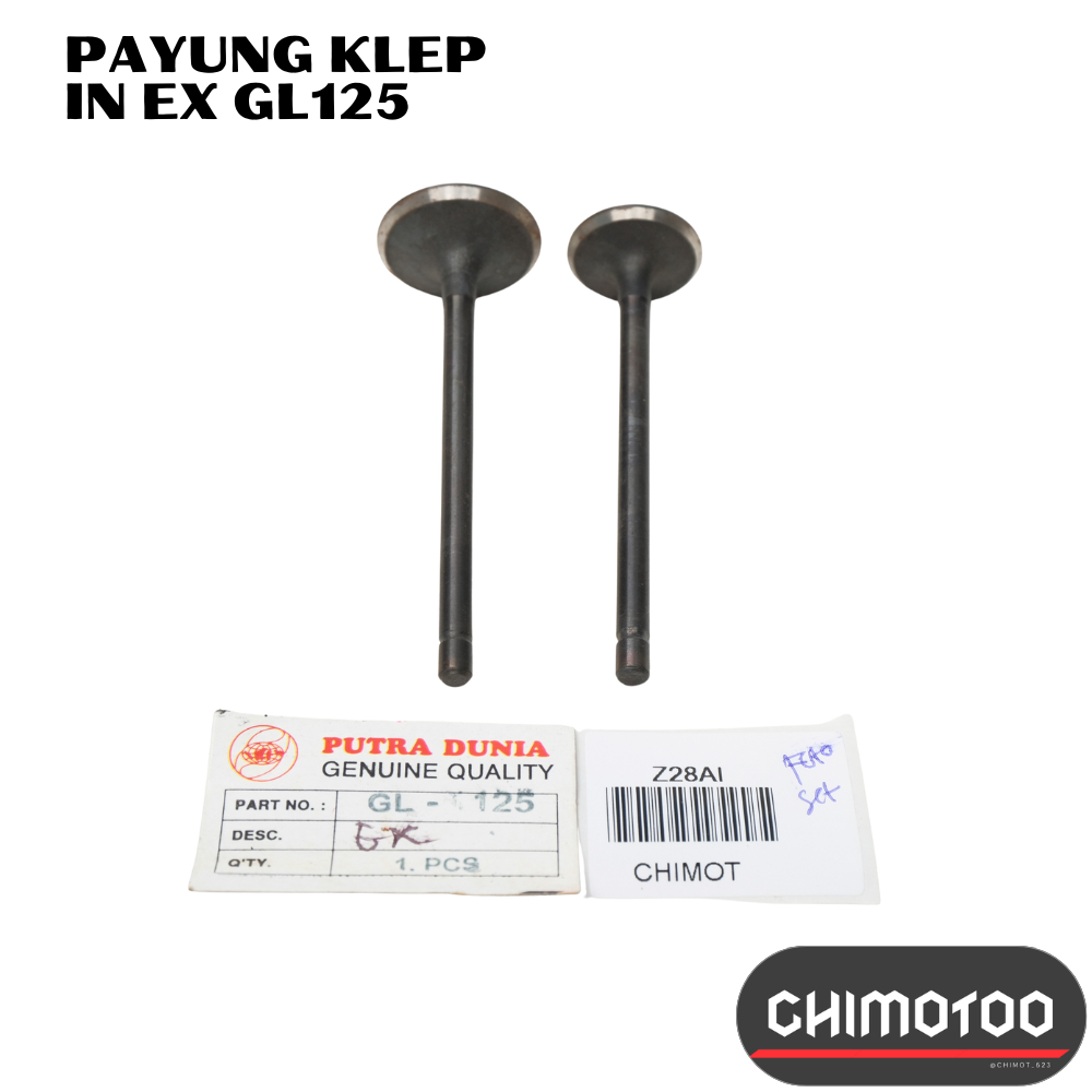 Jual Payung Klep Valve Set In-Ex Honda Gl 125 Gl125 Gl100 Gl 100 Cb100 Cb 100 Gl pro | Shopee ...