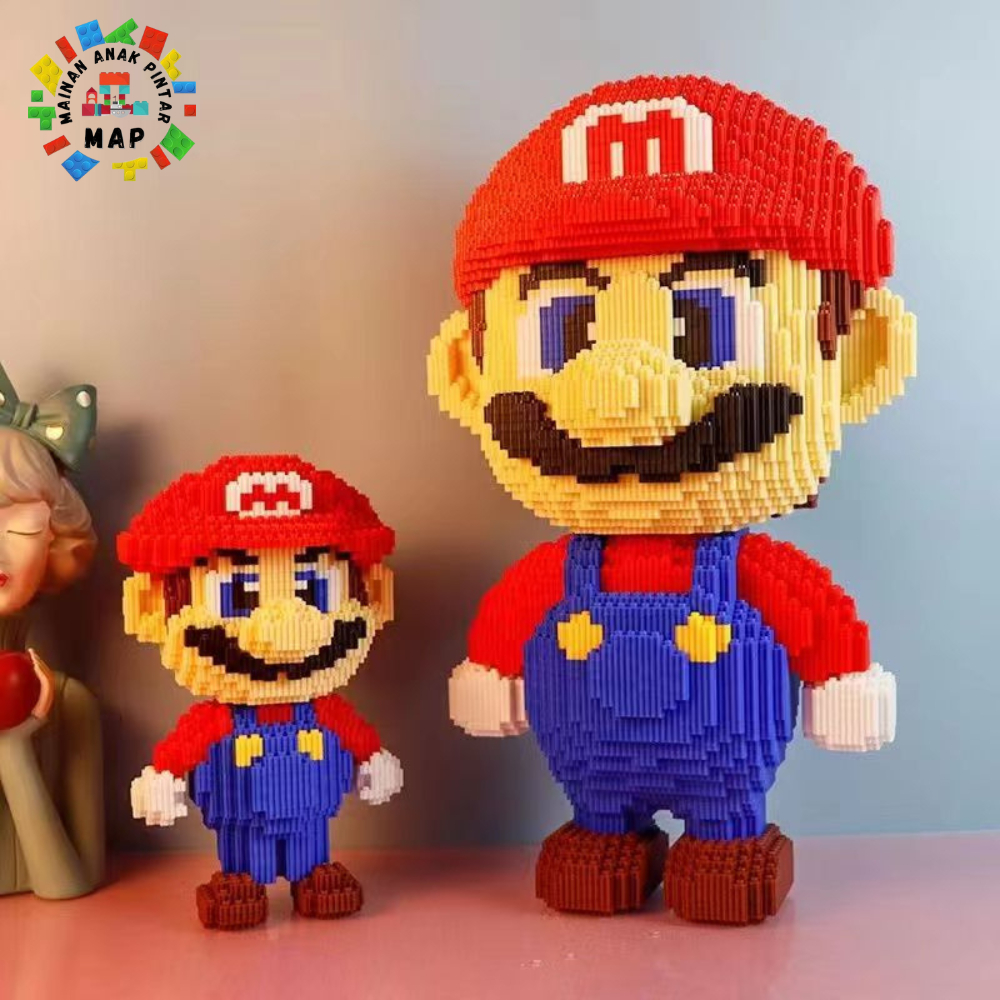 Jual Nano Block Mainan Edukasi Blok Bangunan Mario Medium Bricks ...