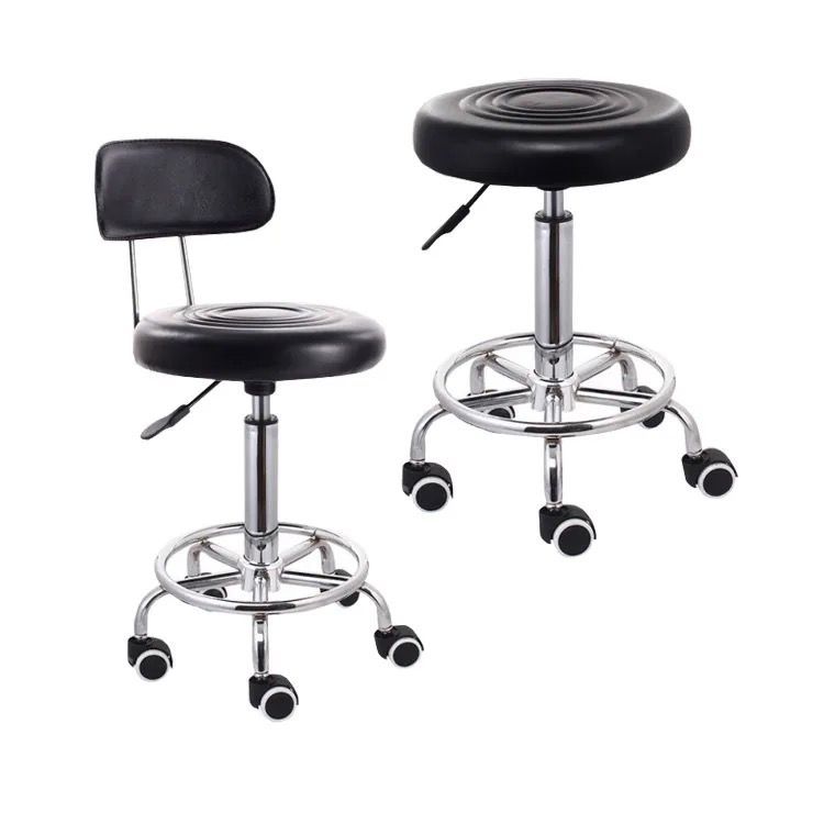 Jual Kursi bangku bulat Putar Lab Cafe Salon Kantor Labotarium barstool ...