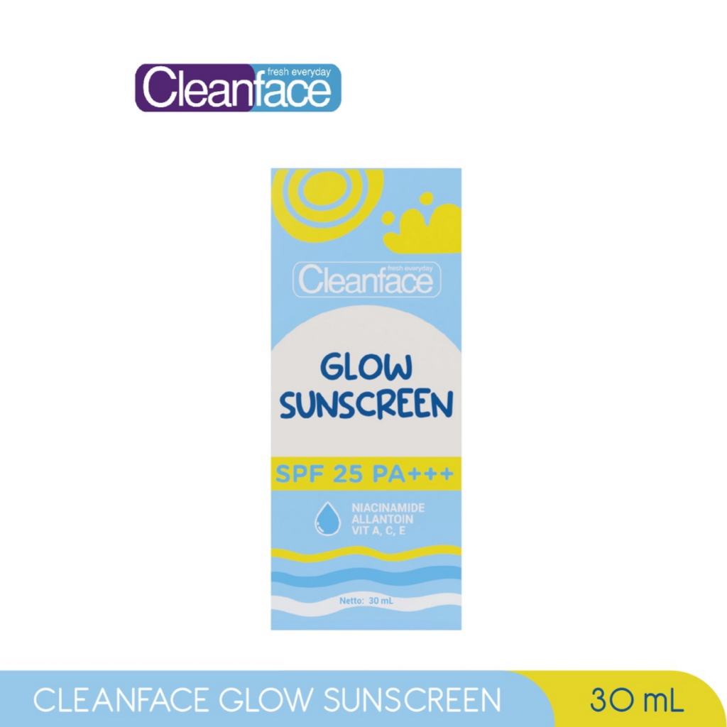 Jual PURBASARI CLEAN FACE GLOW SUNSCREEN SPF 25 30ML | Shopee Indonesia
