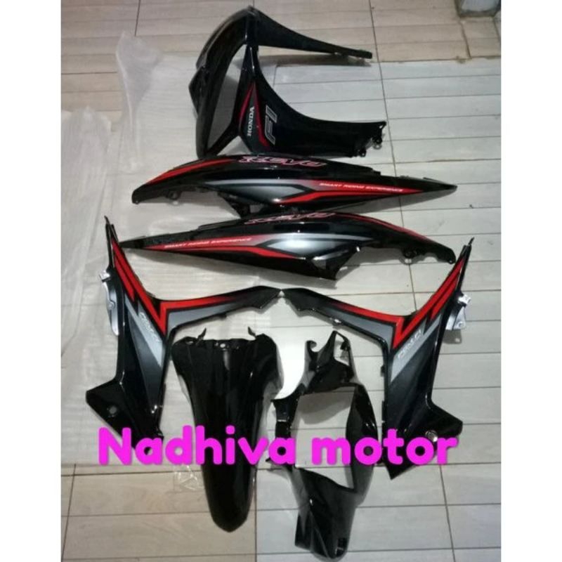 Jual Bodi fullset halus Revo fit/fi hitam glossy | Shopee Indonesia
